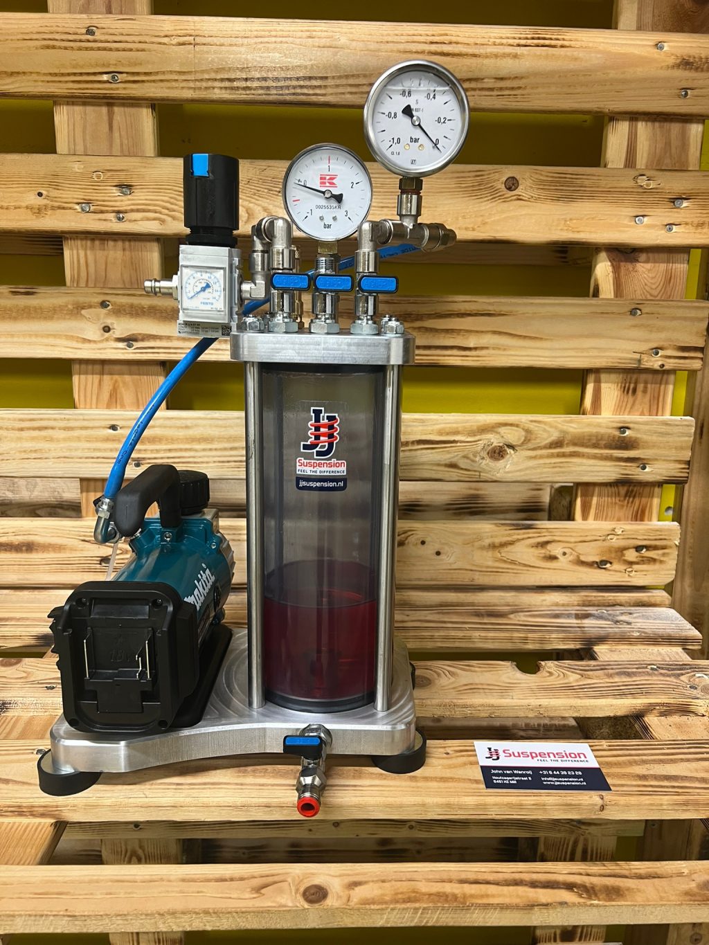 Mobile vacuum pump - ESA Repair