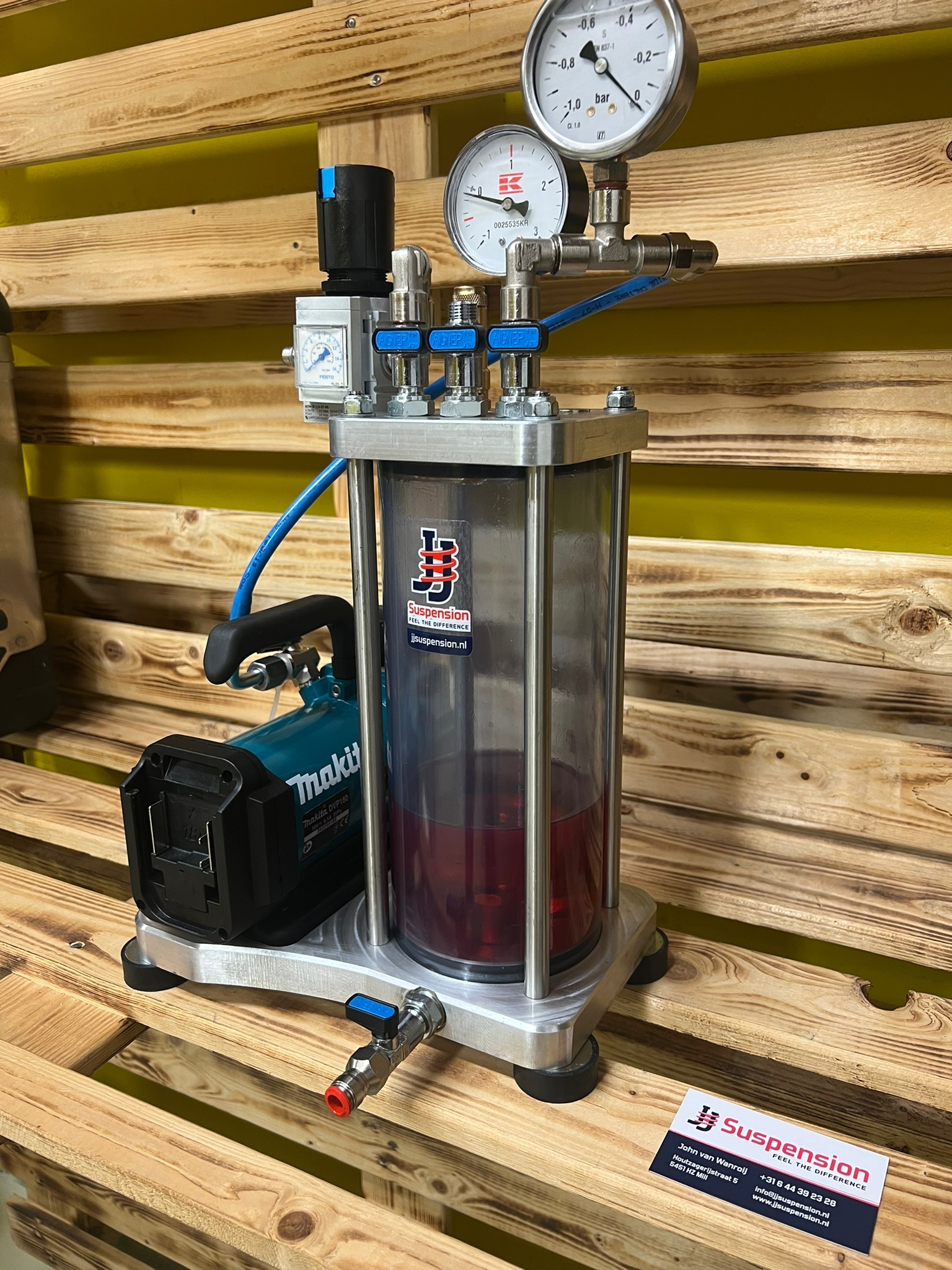 Mobile vacuum pump - ESA Repair